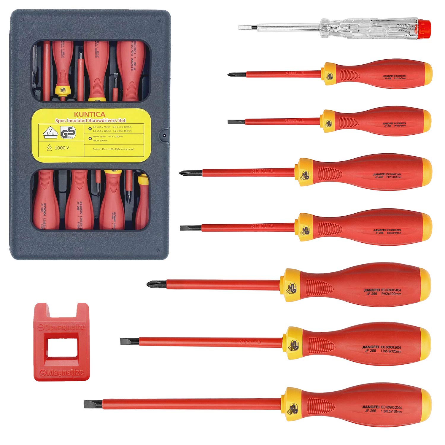 Insulated Screwdriver Set 1000V Insulated Electrician Screwdriver ...