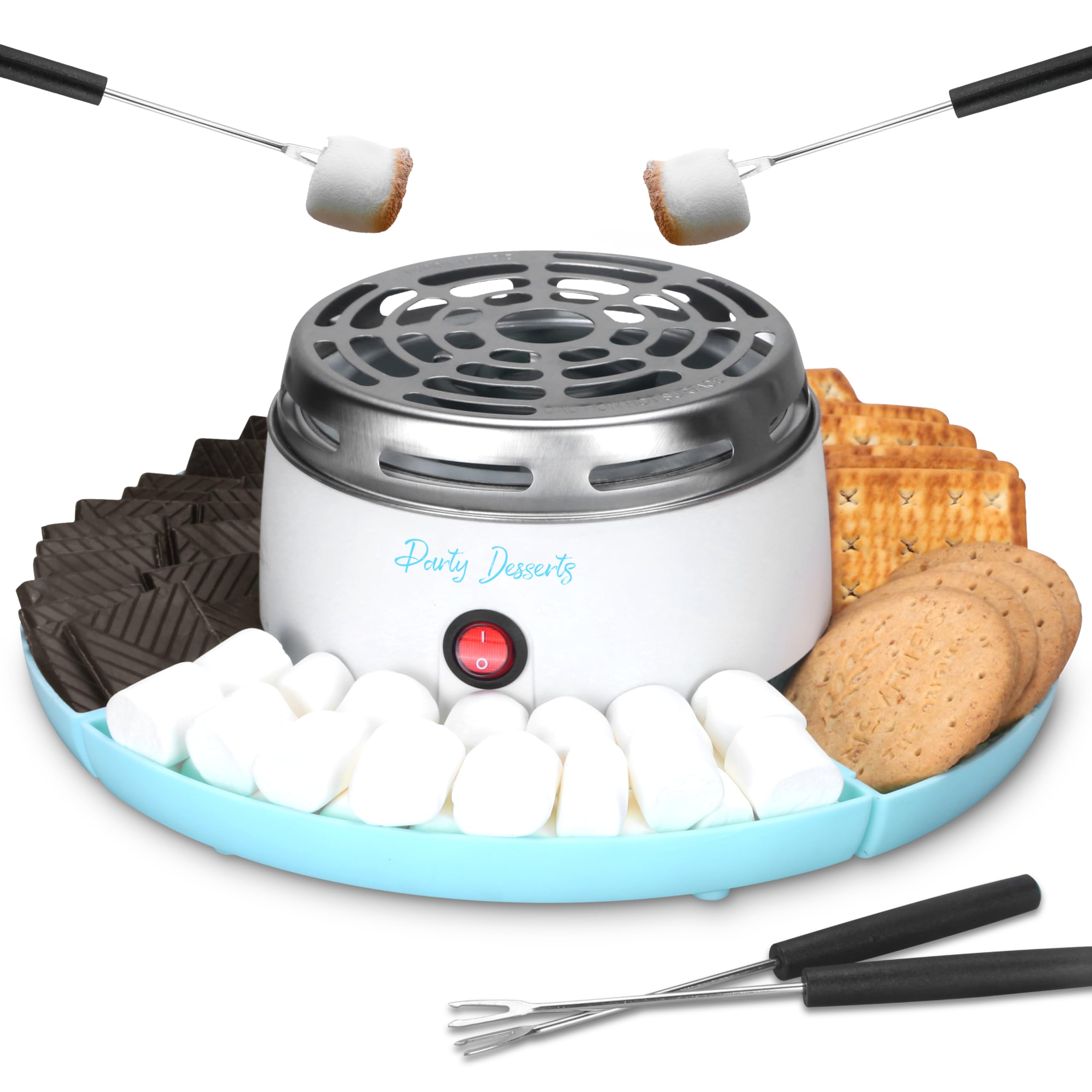 Party Desserts Electric Smores Maker Tabletop Indoor Kit, Indoor ...