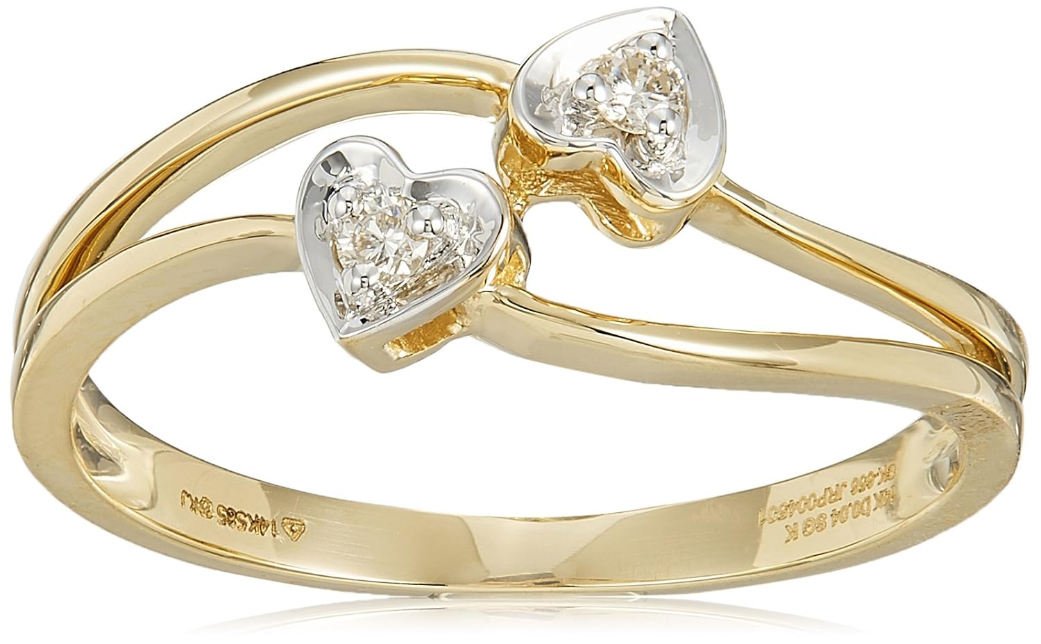 Buy Senco Gold 14KT Yellow Gold and Diamond Ring for Women at Amazon.in