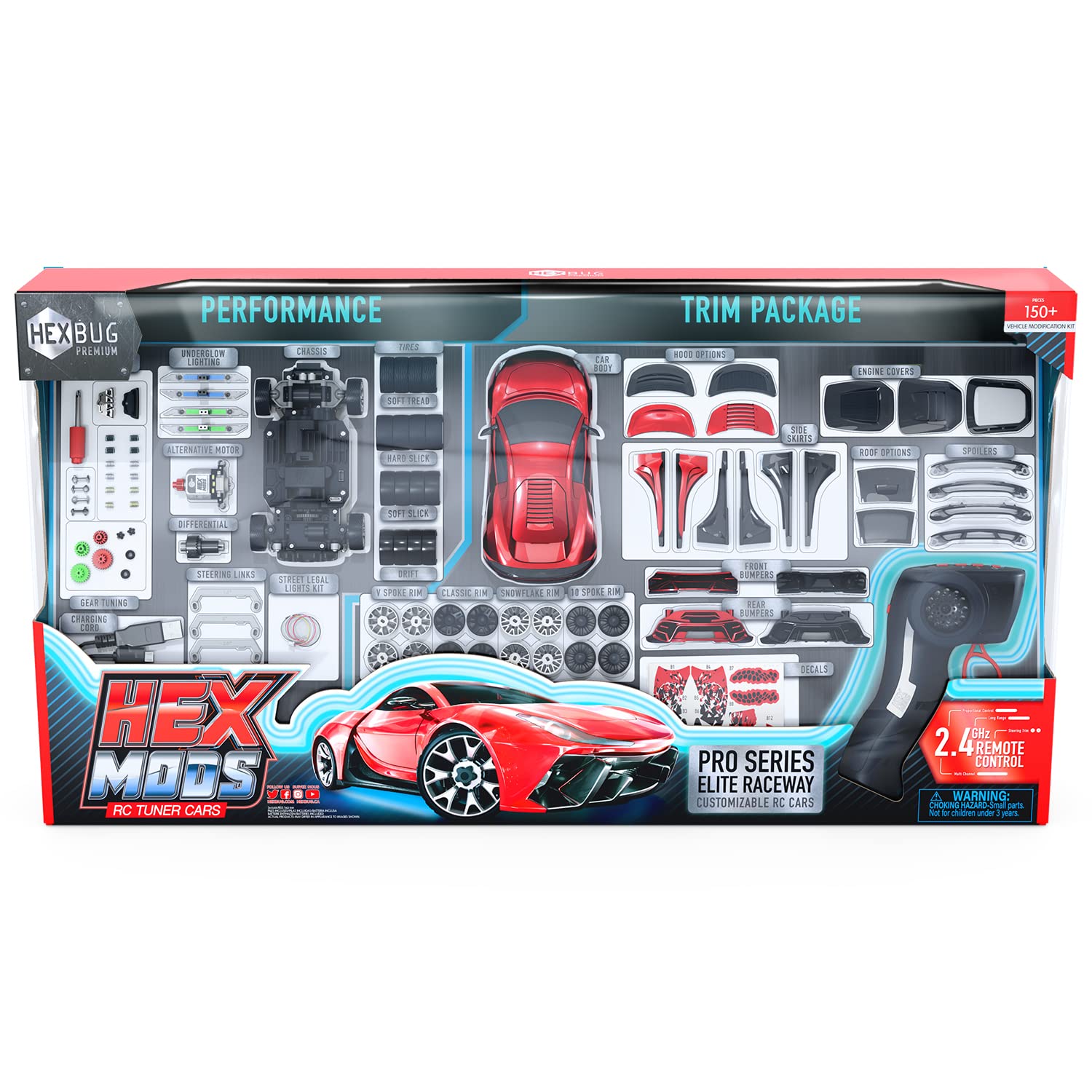 Mua HEXBUG HEXMODS Pro Series Elite Raceway, Rechargeable RC Car ...