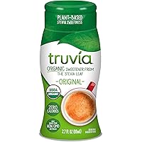 Amazon.com: Truvia Organic Zero Calorie Liquid Stevia Sweetener Bottle ...