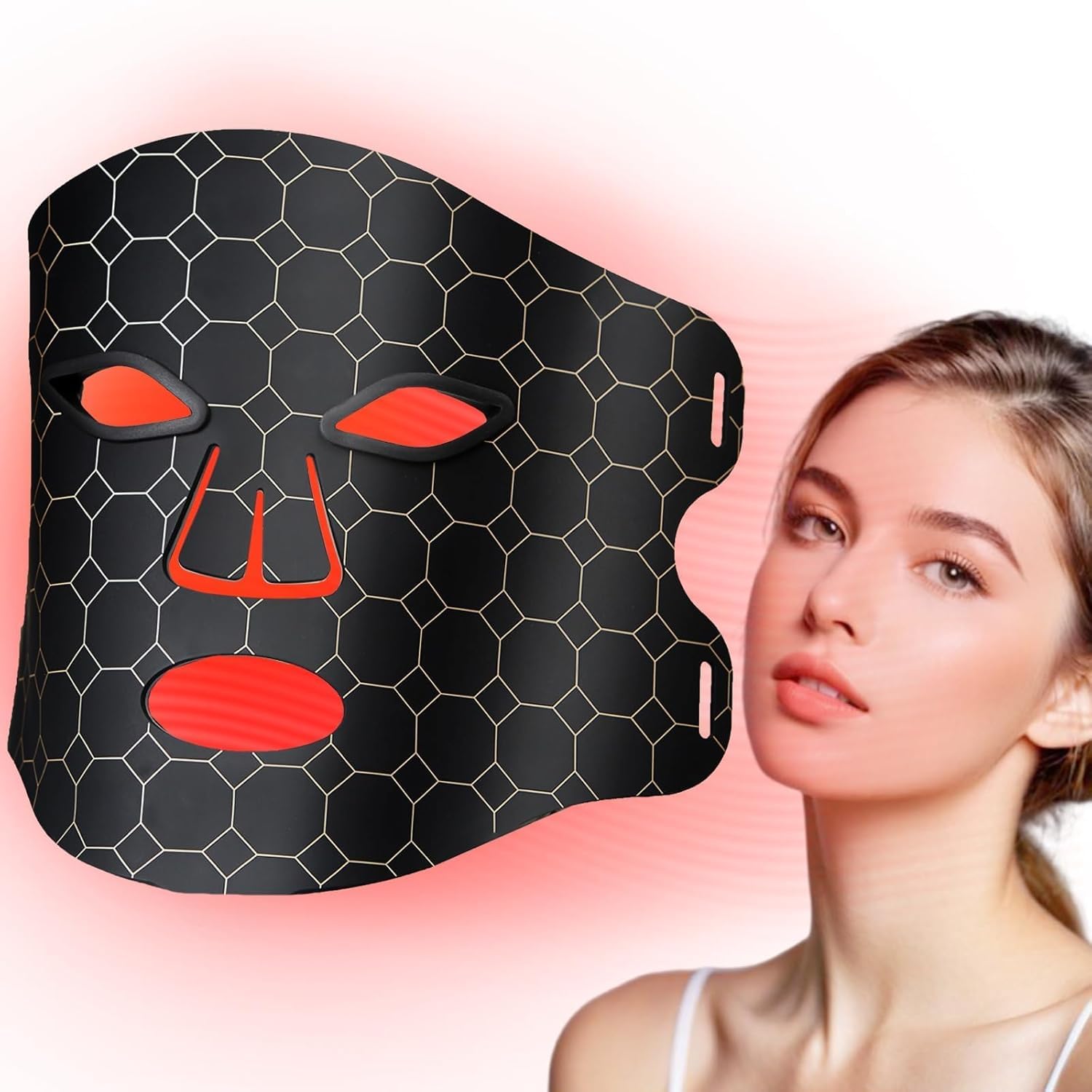 Red Light Therapy for Face,Red Light Therapy Mask, Led Face Mask Light ...