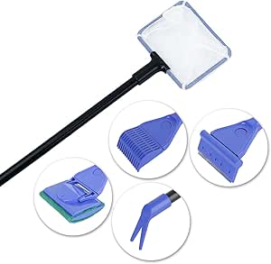 Amazon.com : Yosoo 5 in 1 Aquarium Fish Tank Cleaning Tool Set Cleaner ...