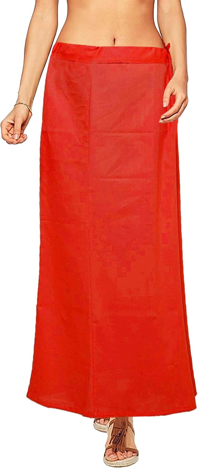 Way2like Underskirt Satin Silk Petticoat Women's Inskirt Saree Indian ...