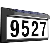 Amazon.com: Personalized Solar Lighted House Numbers for Outside, Led ...