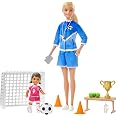 Amazon.com: Barbie Soccer Coach Playset with Blonde Soccer Coach Doll ...