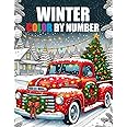 Amazon.com: Winter Color By Number Coloring Book: Large Print Winter ...