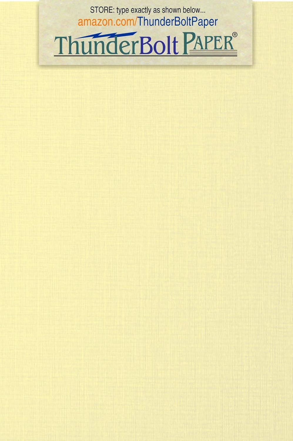 Amazon.com : 150 Ivory Linen 80# Cover Paper Sheets - 3" X 5" (3X5 ...