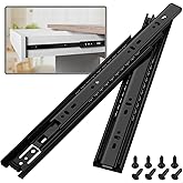 BAIDICE 1 Pair Soft Close Drawer Slides Rails 12 14 16 18 20 22 24 Inch ...