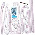 Amazon.com: Tachiuwa Dress Makers Ruler Style Sew French Curve Ruler ...