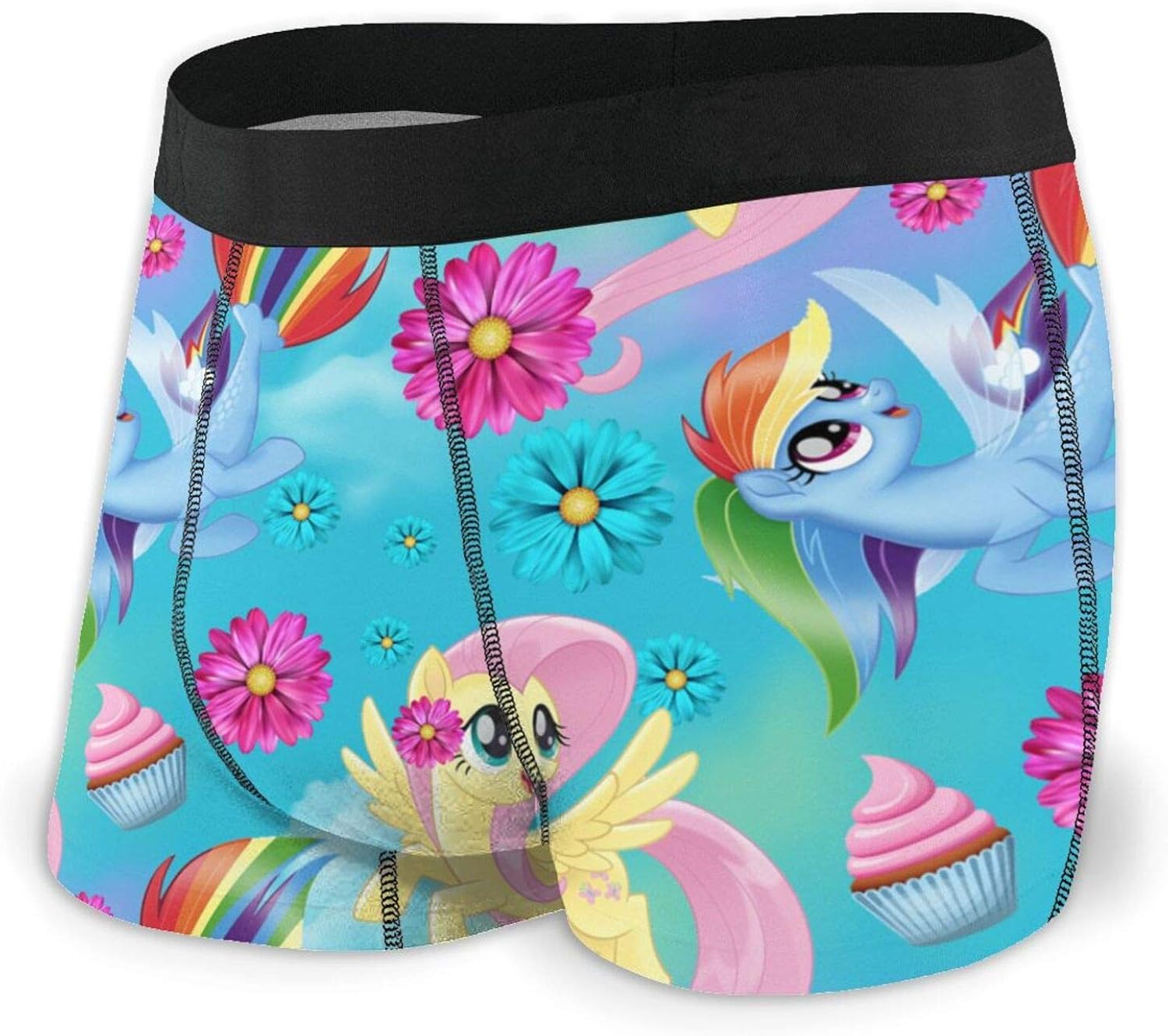 YTACHE My Little Pony Unicorno Anime Boxer Slip Wicking Nylon Elastico ...