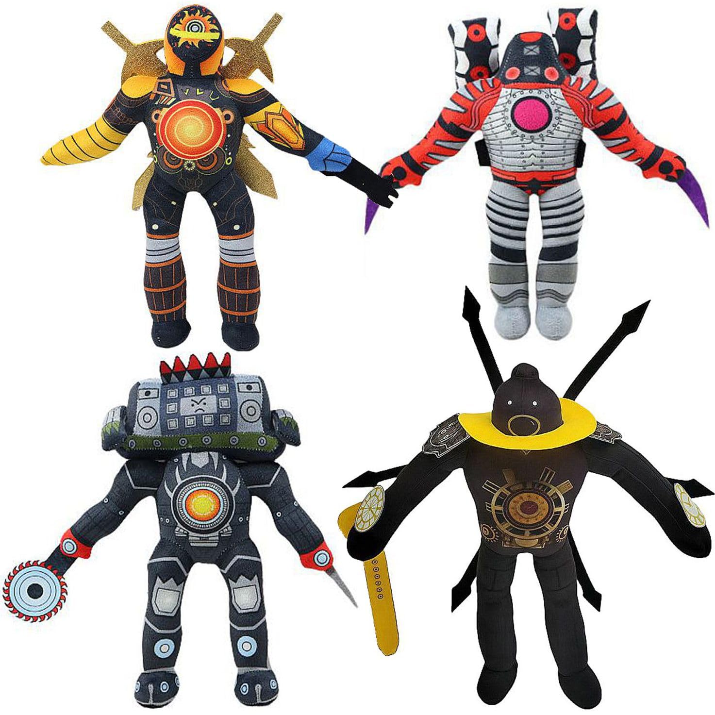 4 Pcs New Toilet Plush Toys, Titan Cameraman Upgrade Plush for Fans and ...