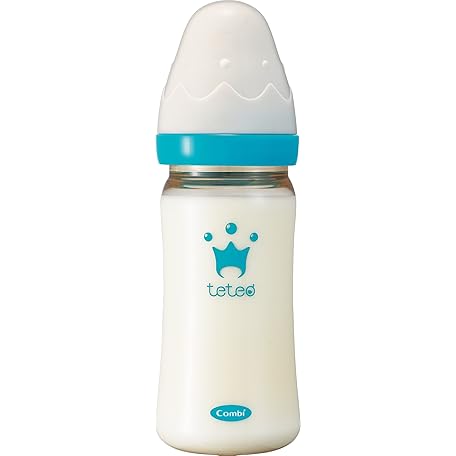 Mua コンビ Combi テテオ 授乳のお手本 哺乳びんプラスチック製(PPSU製) 240ml Mサイズ乳首付 【対象月齢】2・3ヶ月~18ヶ月まで 4段階流量調節機能付き trên ...