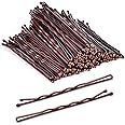 Amazon.com : Large Bobby Pins Brown,MORGLES 2.75" Jumbo Hair Pins Brown ...