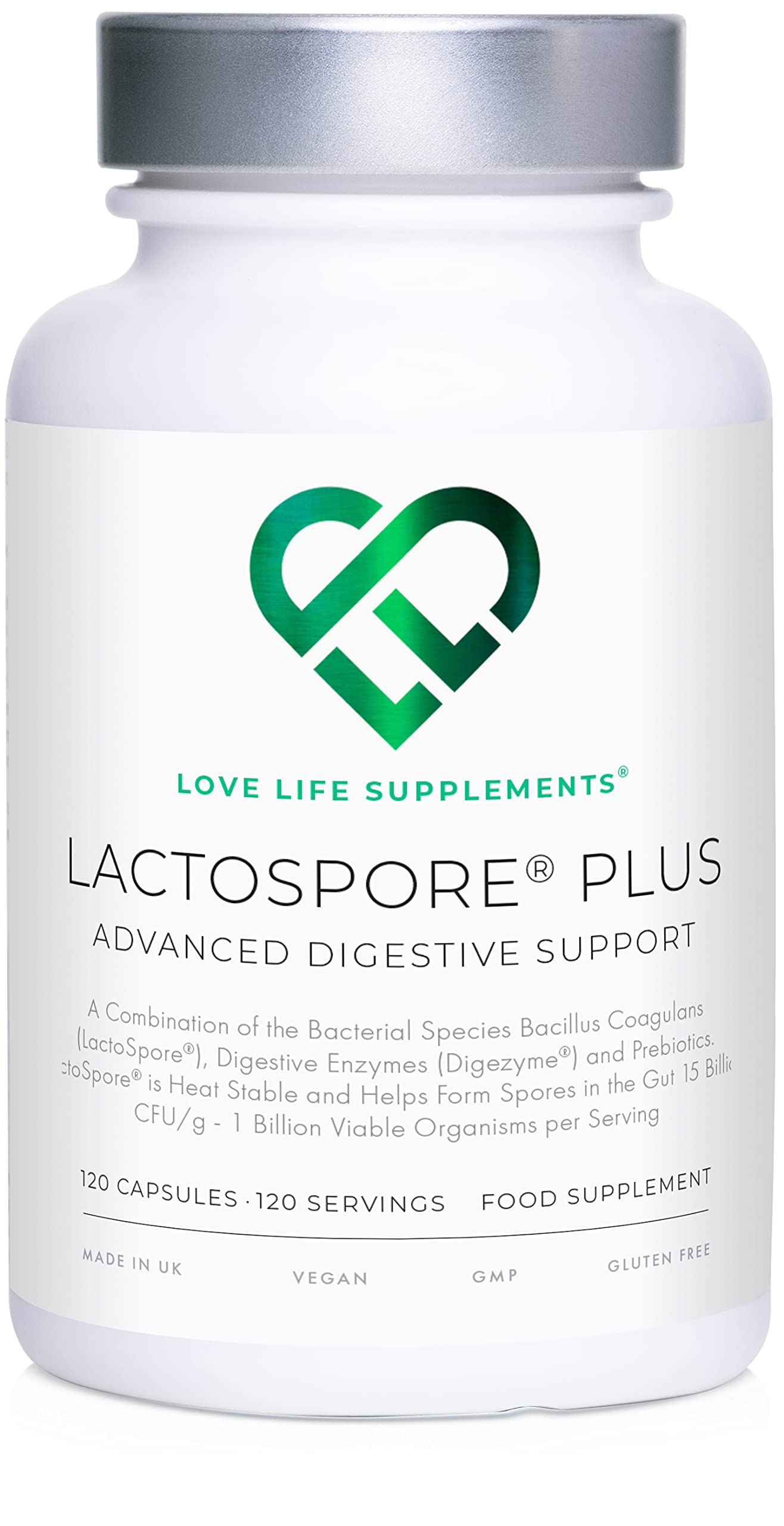 Mua LactoSpore® (Bacillus Coagulans) Plus Spore Based Probiotic | 120 ...