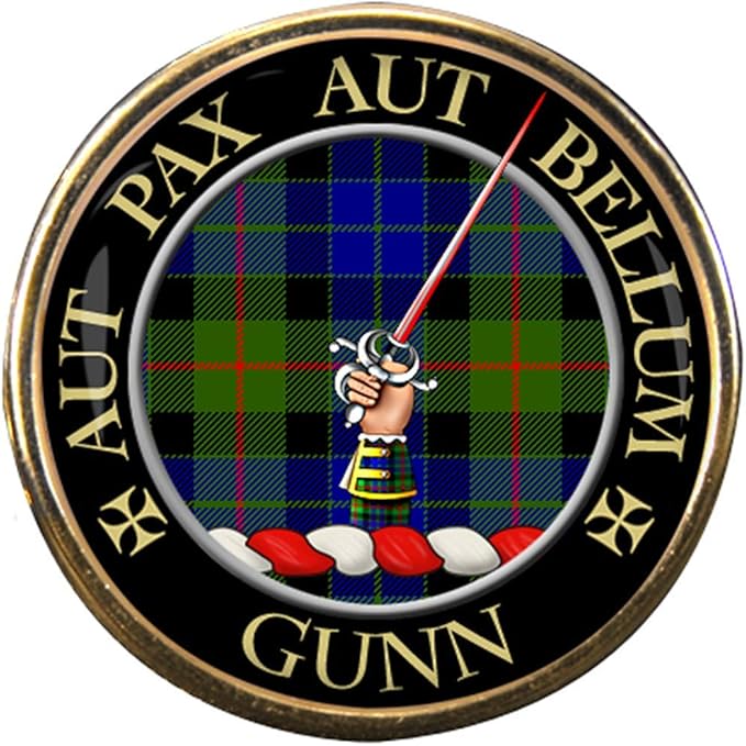 Amazon.com: Gunn Scottish Clan Lapel Pin Badge: Clothing