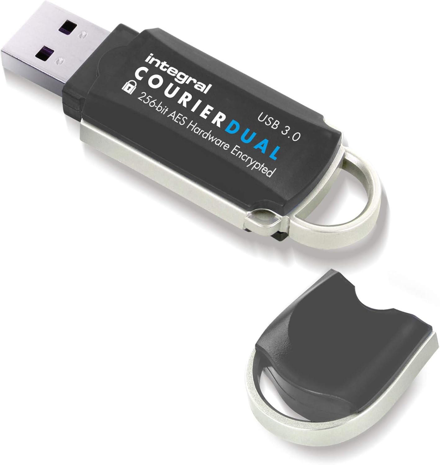 Integral Clé 32 Go USB 3.0 Courier Dual Cryptage Matériel Sécurisé AES ...