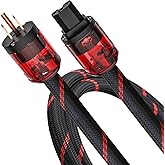 Amazon.com: Audiocrast Hi-End Power Cable, Braided HiFi Power Cord Pure ...
