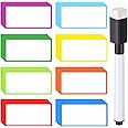 Amazon.com : 32 Pieces 4 x 2 Inches Magnetic Dry Erase Labels Name ...