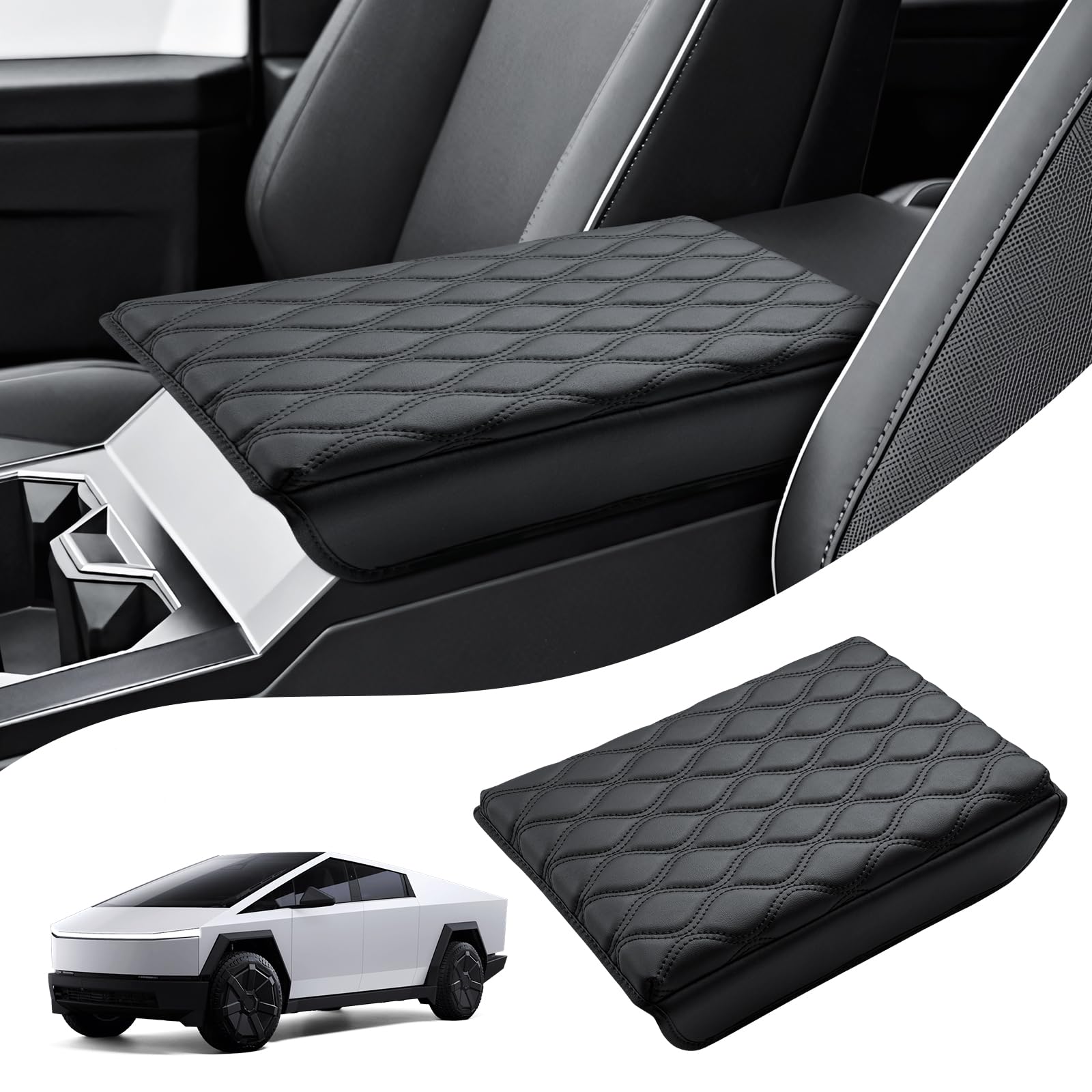 Autorder Center Console Cover for 2024 2025 Tesla Cybertruck ...