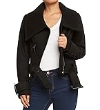 Project Runway Denim/Leather Jacket at Amazon Women's Coats Shop