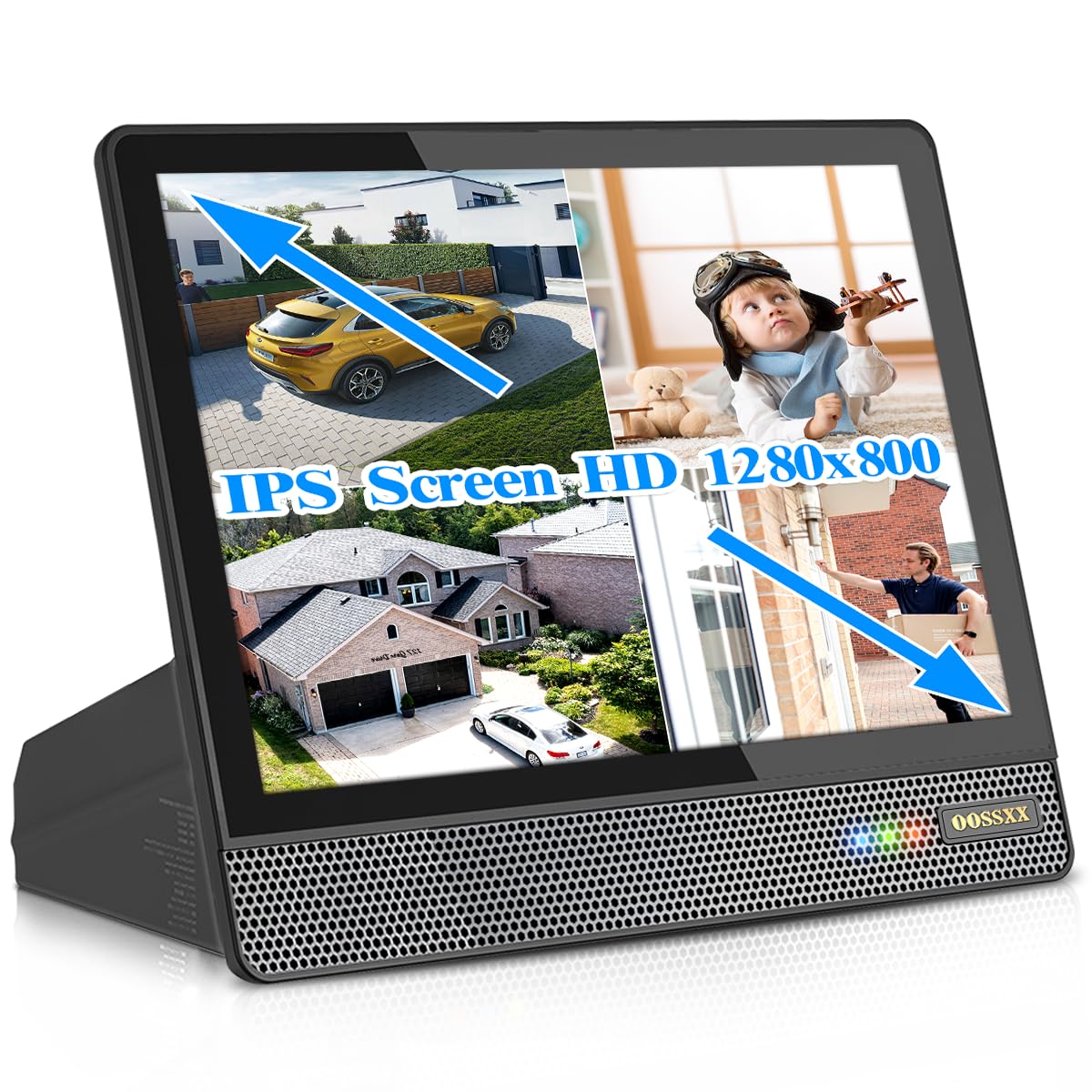 OOSSXX 8.0/4K Megapixel 8-Channel POE NVR Network Video Recorder All-in ...