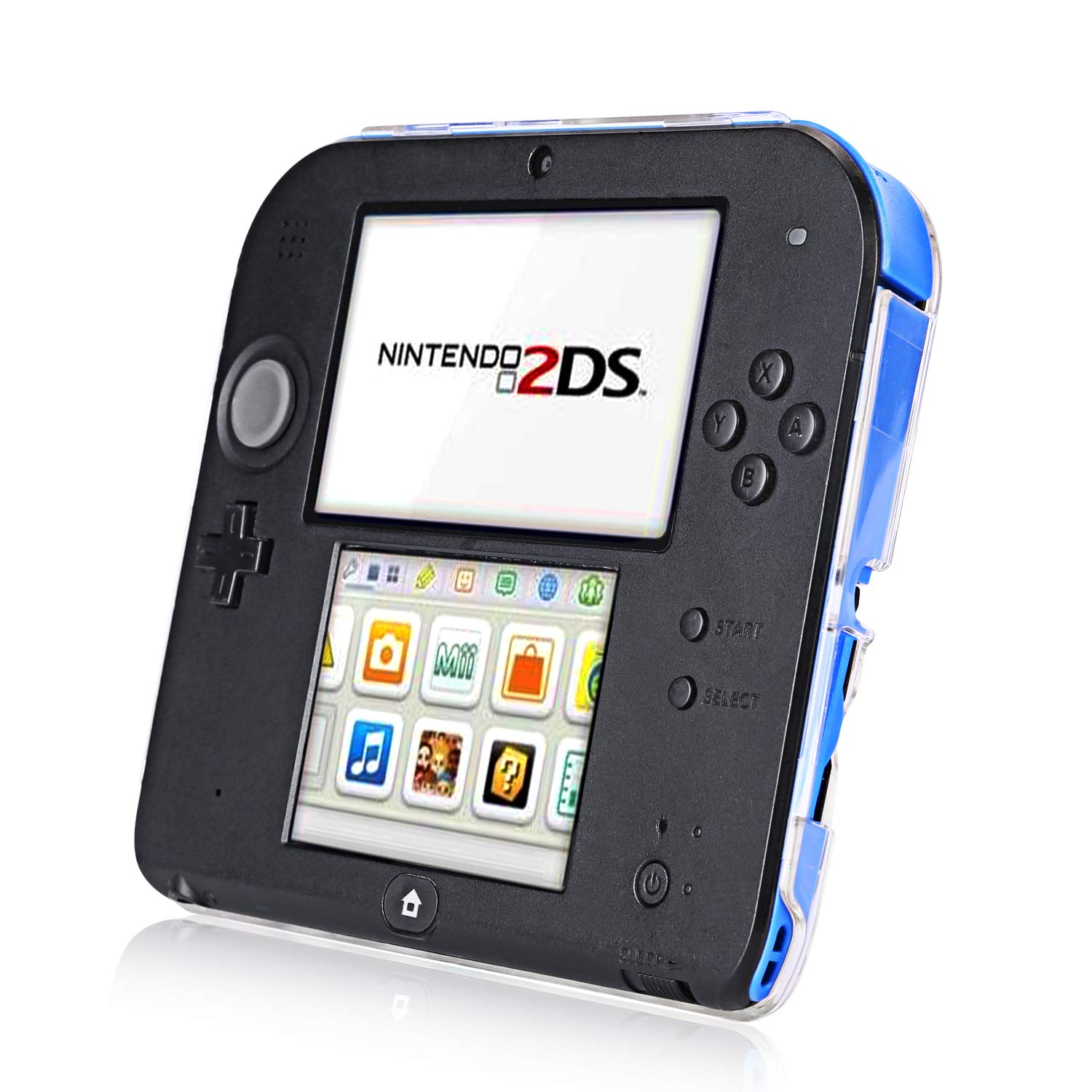 Nintendo 2DS Case, Akwox Transparency Plastic Hard Protective Cover ...
