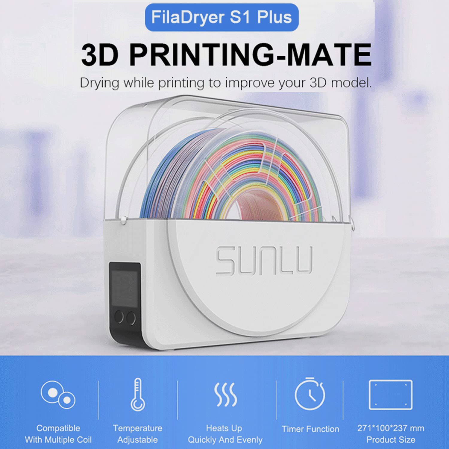 Mua [2024 Official Original] SUNLU 3D Printer Filament Dryer S1 Plus ...
