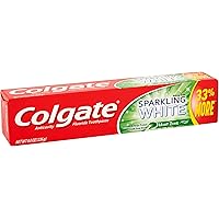 Amazon.com : Colgate Sparkling Mint Zing Gel Toothpaste, white mint ...