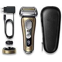Braun Series 9 Pro 9419s Waterproof Foil Shaver, Wet & Dry Shave, Charging Stand Included, Gold ...