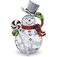 Amazon.com: Swarovski Holiday Cheers Dulcis Snowman Figurine, Clear ...
