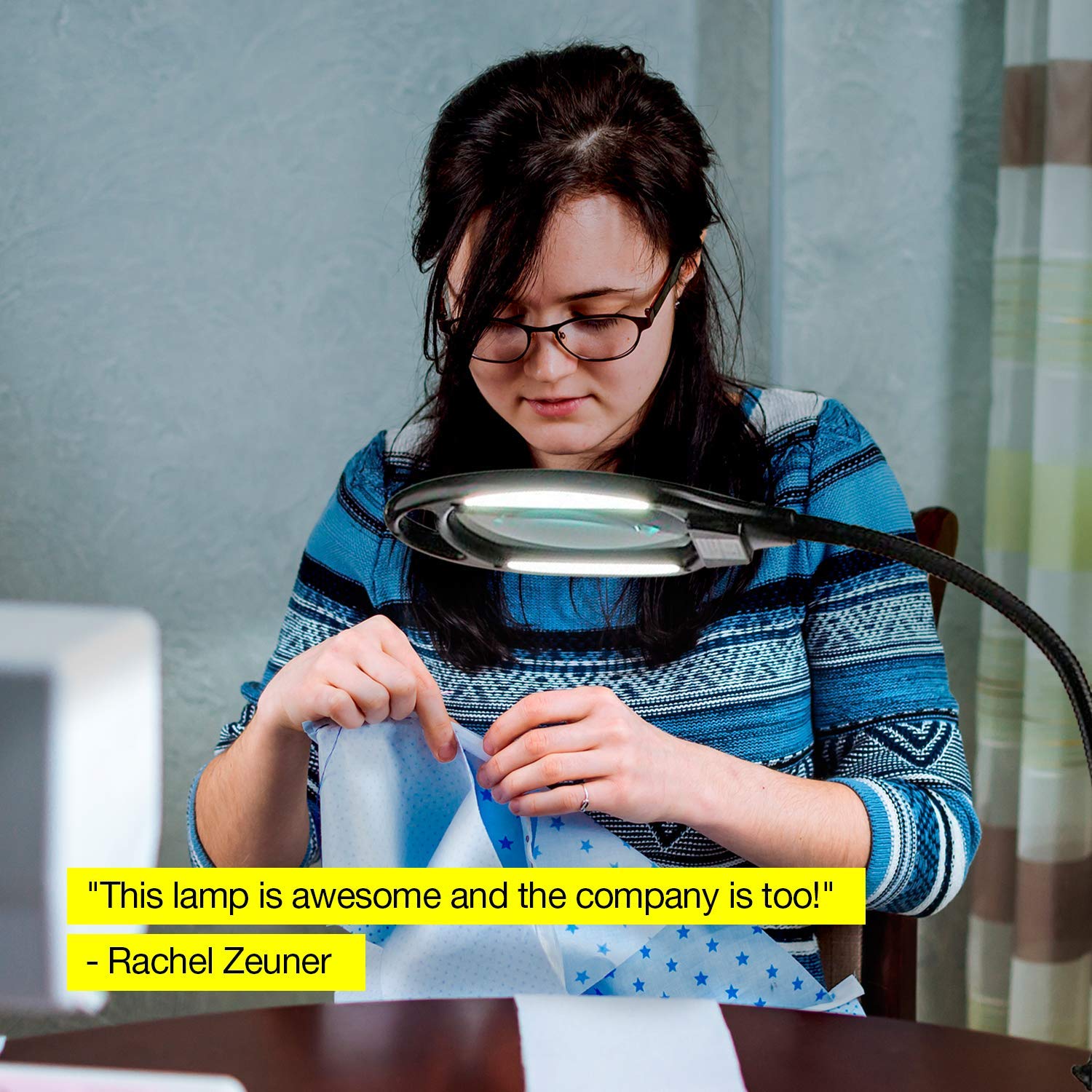 Brightech LightView Pro LED Magnifying Floor Lamp - Daylight Bright ...