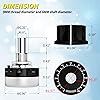 Joinfworld 10K Potentiometer Single Turn Carbon Film Rotary ...