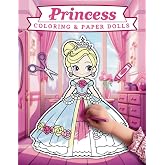 Princess Paper Dolls: Cut & Dress up| Fashion Activity Book| Paper ...