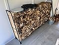 Amazon.com : Amagabeli 4ft Firewood Log Rack with Cover Combo Set ...