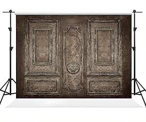 Amazon.com : Kate 7×5ft Vintage Room Inside Backdrop Retro Door Photo ...