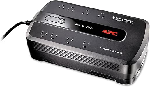 Amazon.com: APC BE650G1 BE650G1 Back-UPS ES 650 Battery Backup System ...