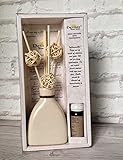 Pure Source India Garlic Design Ceramic Pot,Reed Diffuser Pot, with 8 ...