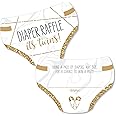 Amazon.com : Big Dot of Happiness It’s Twins - Diaper Shaped Raffle ...