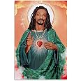 Amazon.com: Tohapar Snoop Dogg Funny-Jesus-style Rapper Poster for ...