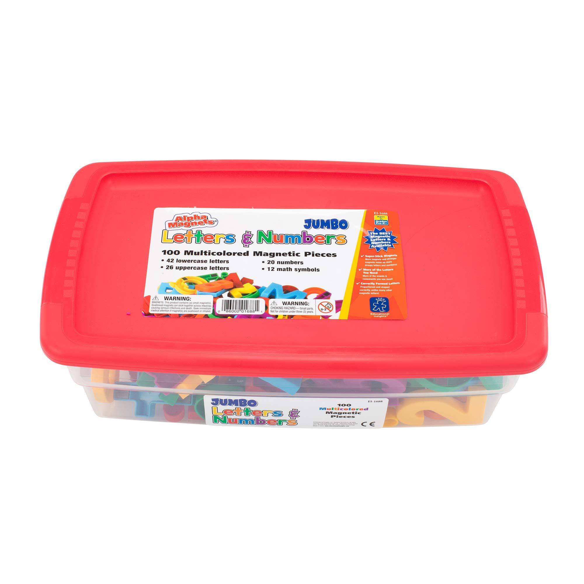 Mua Educational Insights Multicolored Jumbo AlphaMagnets & MathMagnets ...