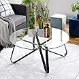 Amazon.com: Round Coffee Table for Living Room, 31.5-inch Modern Sofa ...