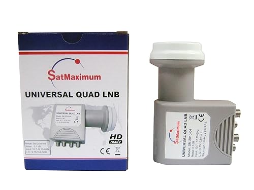 Universal Quad LNB 0.1db Polarized HD Digital Satellite Signal Receiver ...