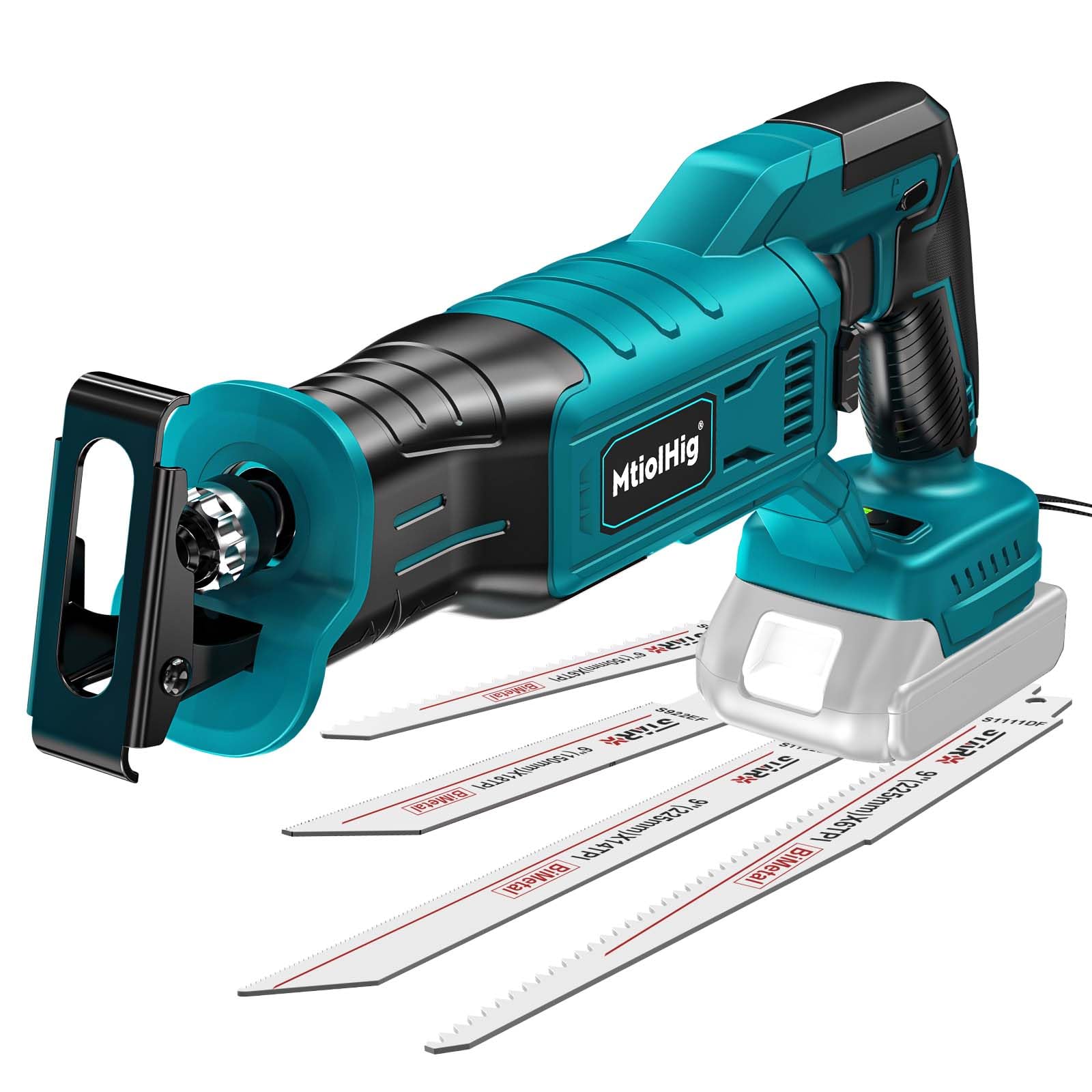 Cordless Reciprocating Saw for Makita 18V Battery: MtiolHig Brushless ...