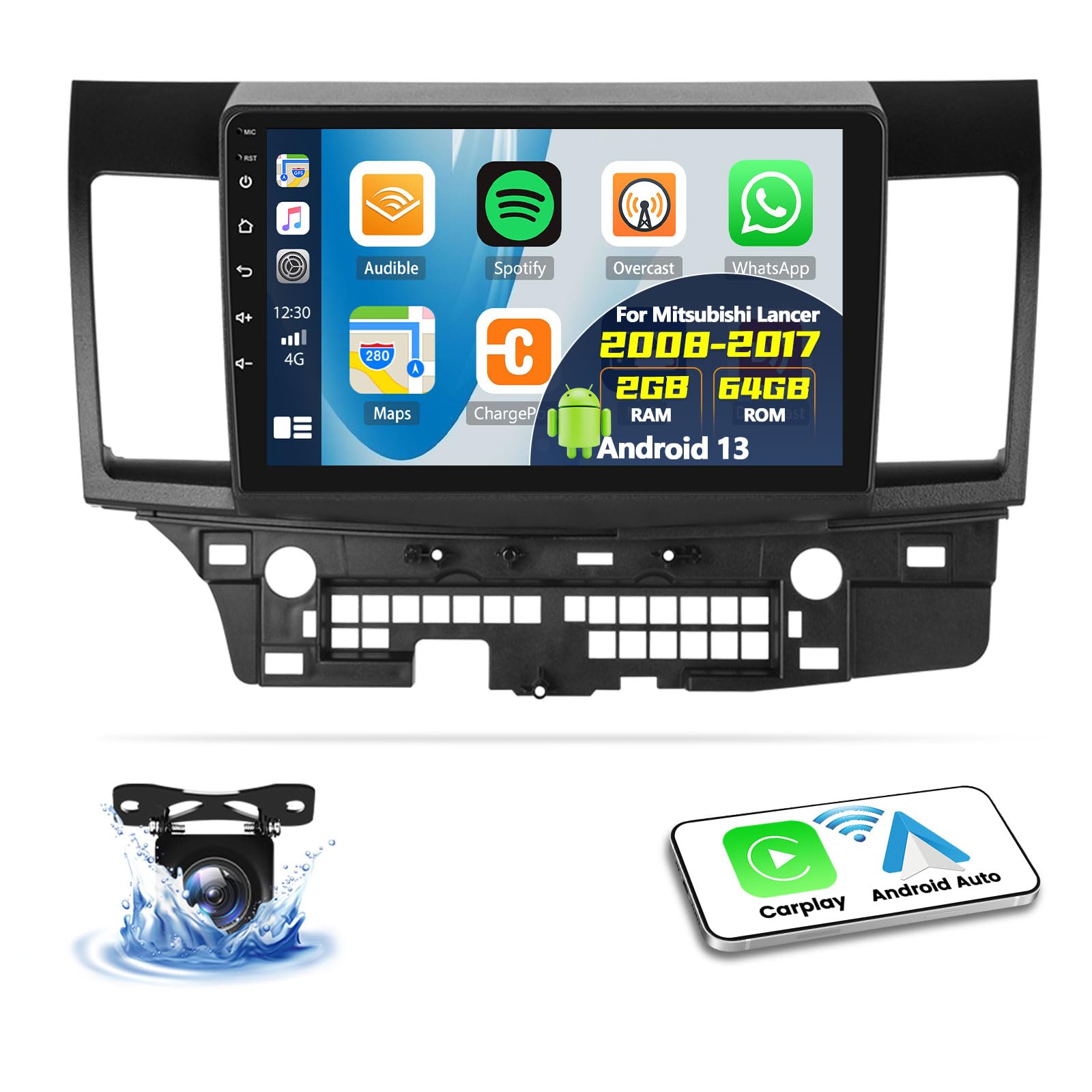 Mua 2+64G Android 13 Car Stereo for Mitsubishi Lancer 2008-2017 with ...