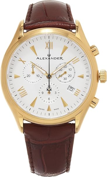 Alexander Men's Analogue Quartz Watch with Other Strap A021-05: Buy ...