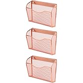 Amazon.com : superbpag Hanging File Organizer, 3 Pocket Wall File ...