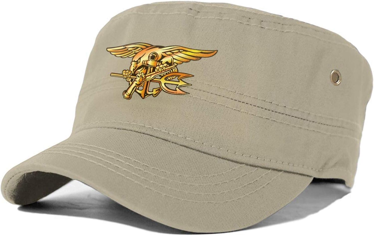 Us Navy Trident Seal Adult Adjustable Flat Peaked Hats Trucker Cap ...
