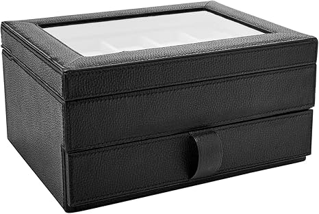 FOSSIL Watch Box Black: Amazon.co.uk: Watches