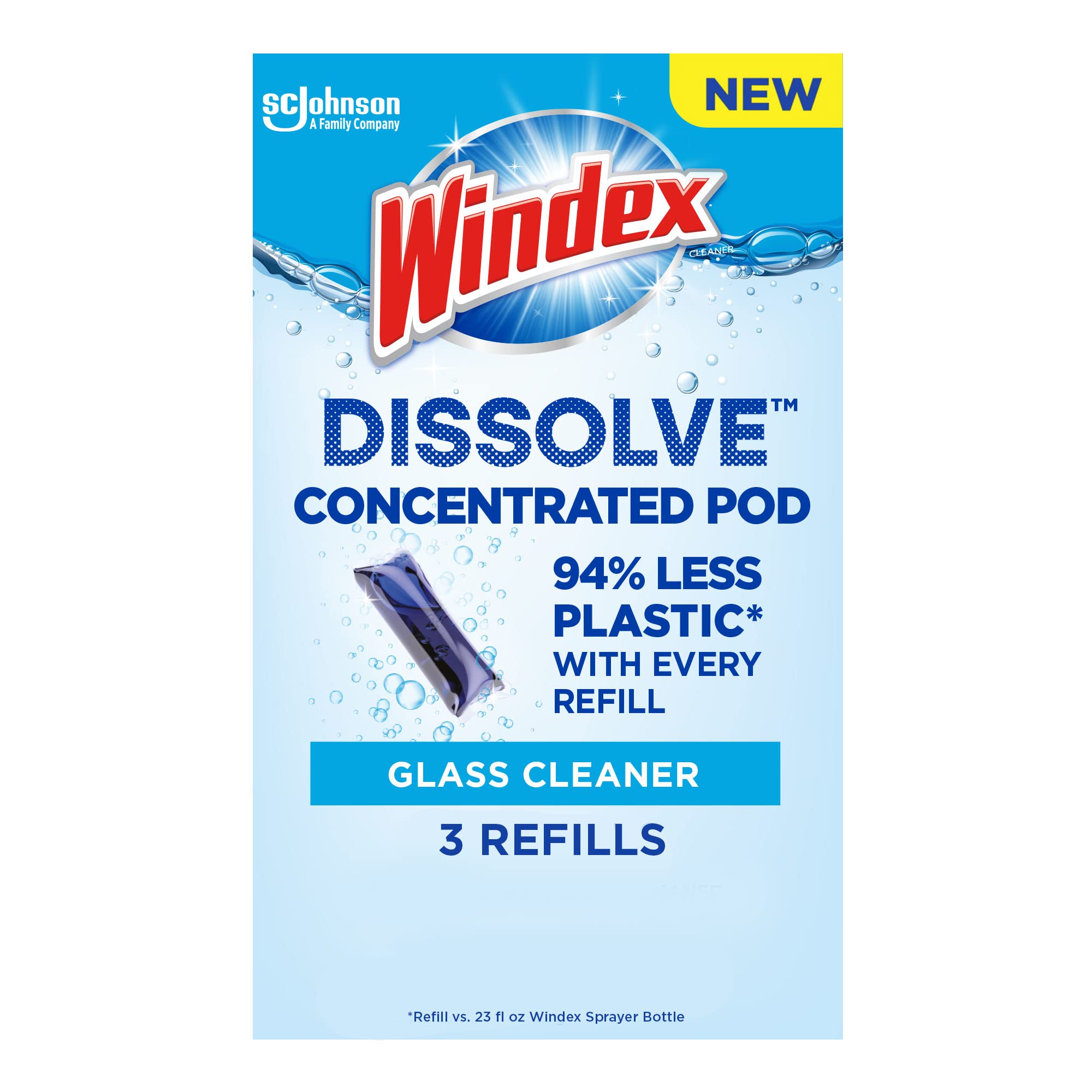 Mua Windex Dissolve Concentrated Pods, Glass Cleaner, 3 Count ...